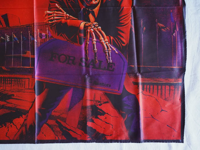 MEGADETH - Peace Sells Flag 3' x 3' (cloth poster Banner tapestry ...