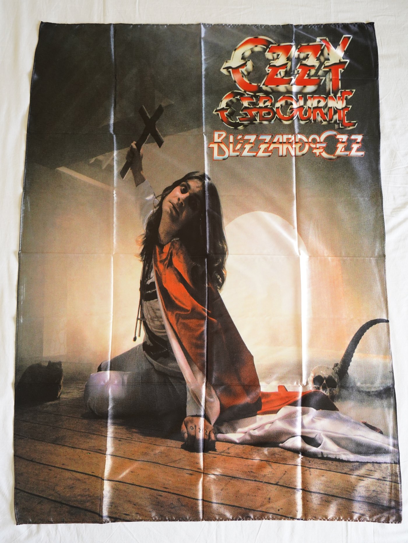 OZZY OSBOURNE - Blizzard of Ozz Flag (cloth poster Banner tapestry ...