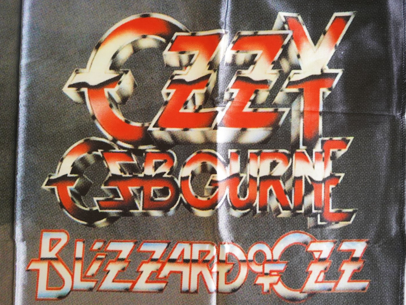 OZZY OSBOURNE - Blizzard of Ozz Flag (cloth poster Banner tapestry ...