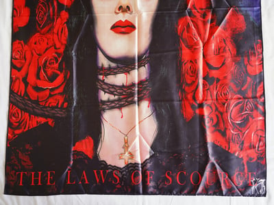 SARCOFAGO - The laws of scourge Flag (cloth poster Banner tapestry ...