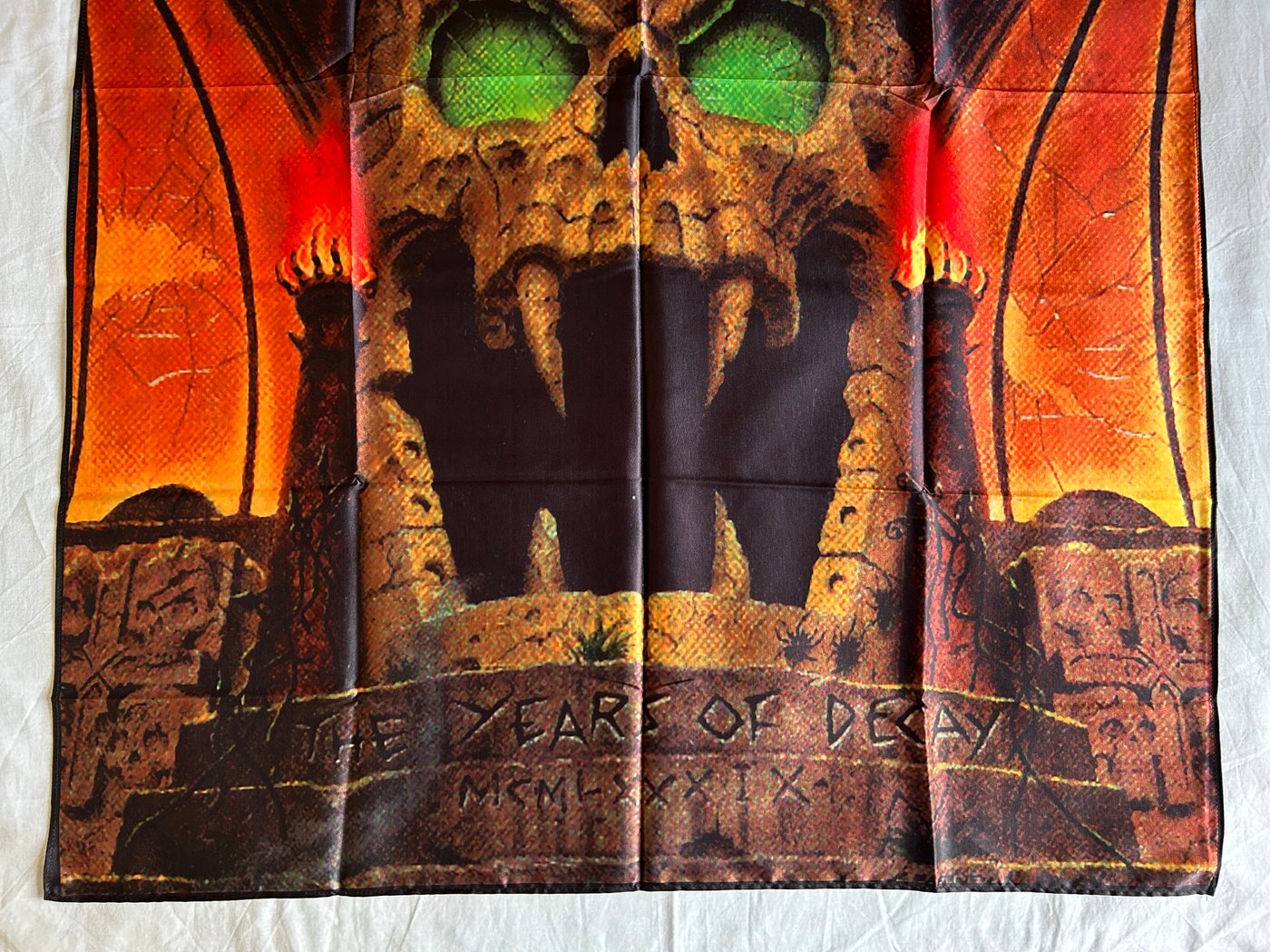 OVERKILL - The years of decay Flag (cloth poster Banner tapestry) Old ...