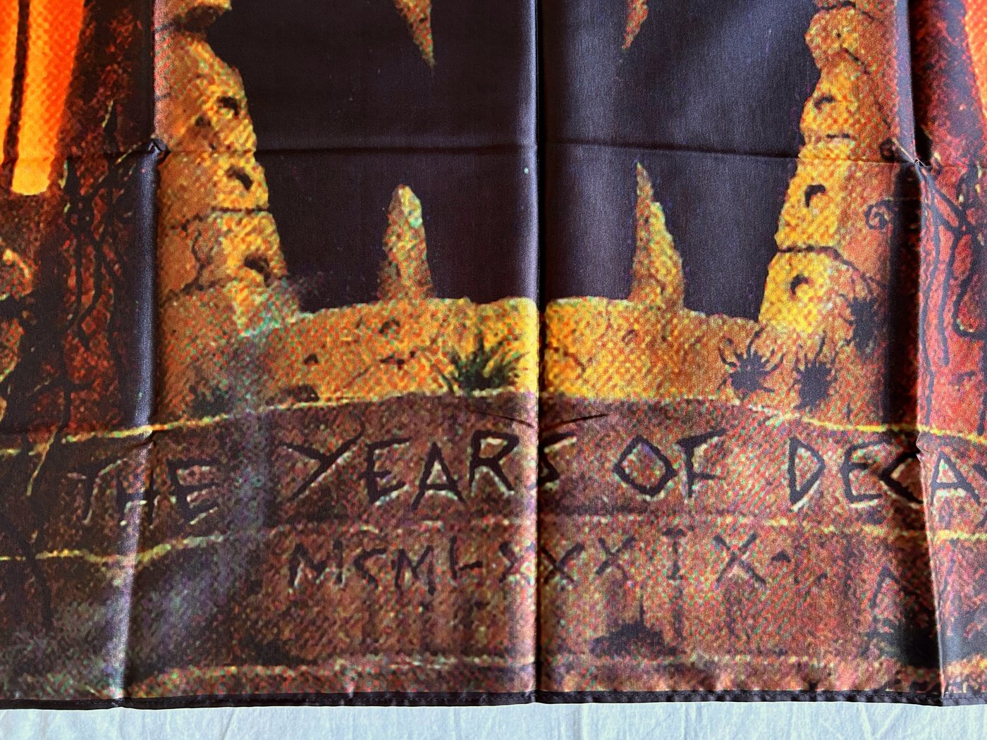 OVERKILL - The years of decay Flag (cloth poster Banner tapestry) Old ...