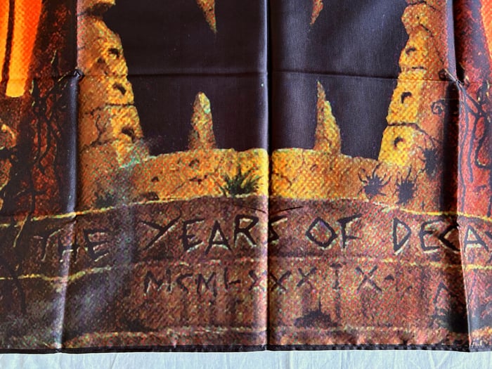 OVERKILL - The years of decay Flag (cloth poster Banner tapestry) Old ...