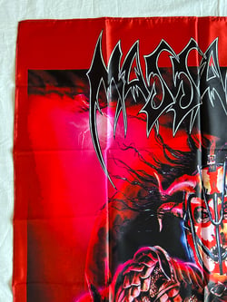 MASSACRA - Enjoy the violence Flag (cloth poster Banner tapestry) Old ...
