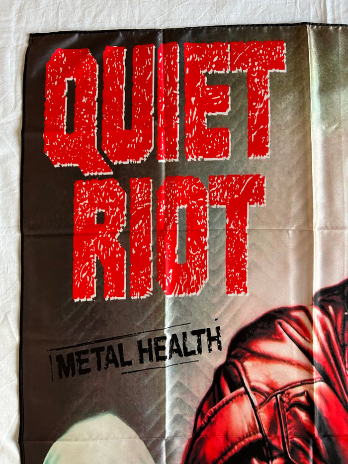 QUIET RIOT - Metal health Flag (cloth poster Banner tapestry) Heavy ...