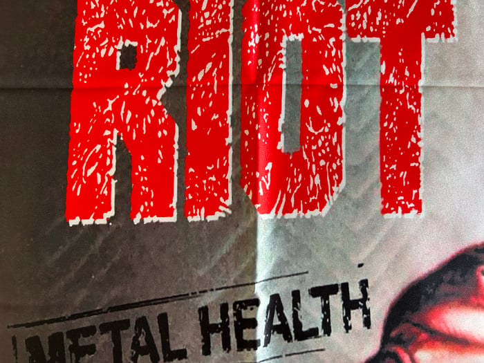 QUIET RIOT - Metal health Flag (cloth poster Banner tapestry) Heavy ...