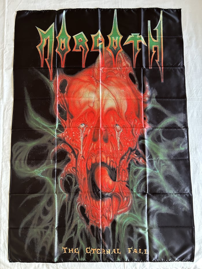 MORGOTH - The eternal fall Flag (cloth poster Banner tapestry) Old ...