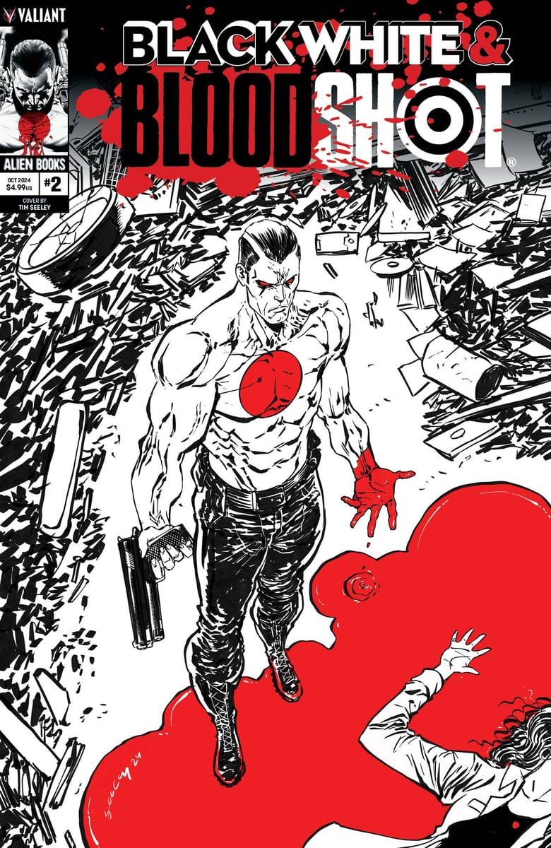 BLACK WHITE & BLOODSHOT #2 (OF 4) CVR C SEELEY | Arsenalcomicsgames