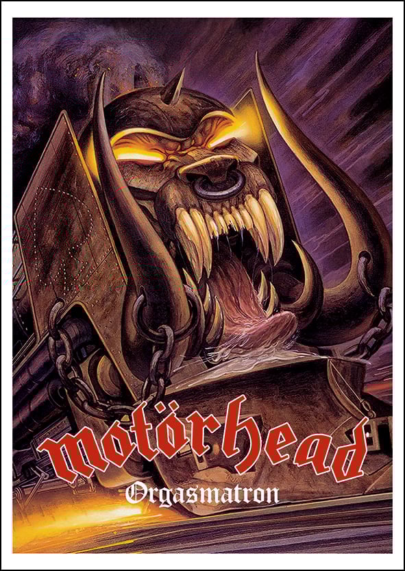 Motörhead - Orgasmatron | retro.posters