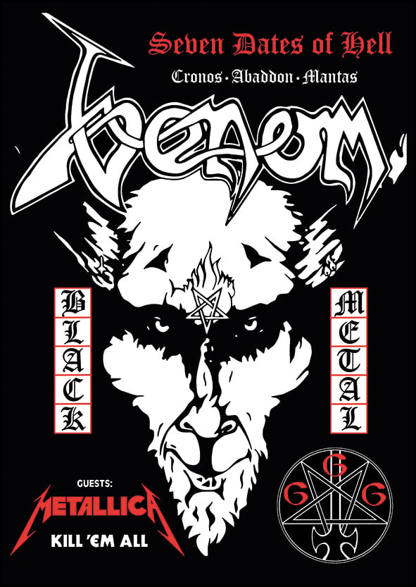 Venom - Seven Dates Of Hell | retro.posters