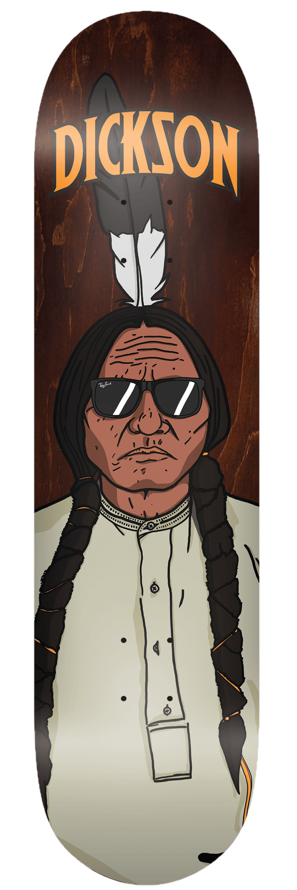 Kent Monkman "The Scream" board set | Colonialism Skateboards
