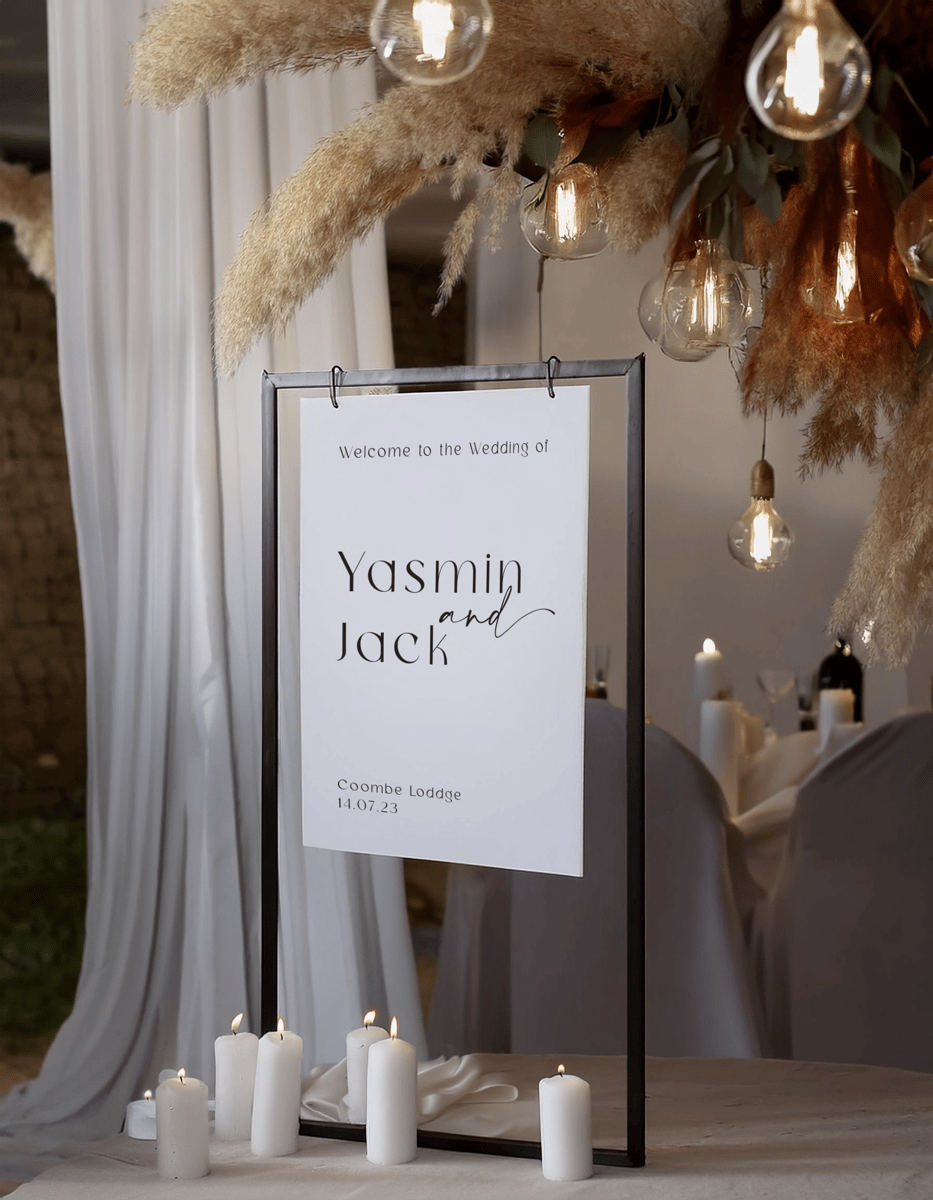 Yasmin Welcome Sign | WILD TROPIX