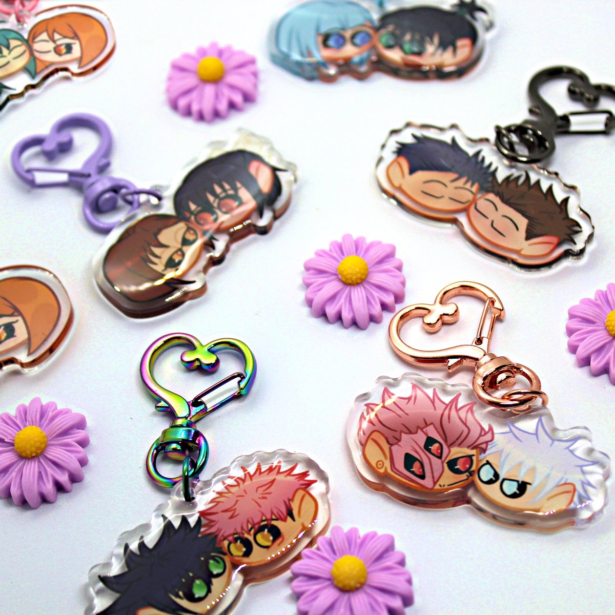 Tiny JJK Ships Keychains | weetlebeetle