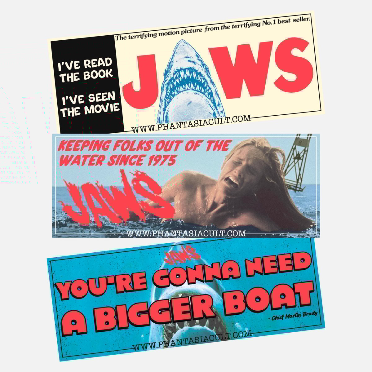 Jaws - Sticker Pack | Phantasia Cult