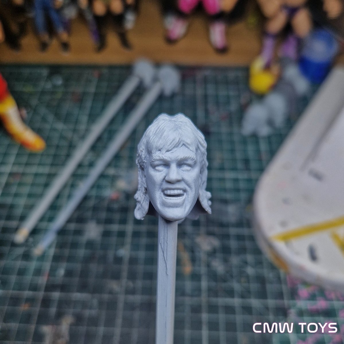 Rick "The Model" Martel 3D printed head | CMW TOYS