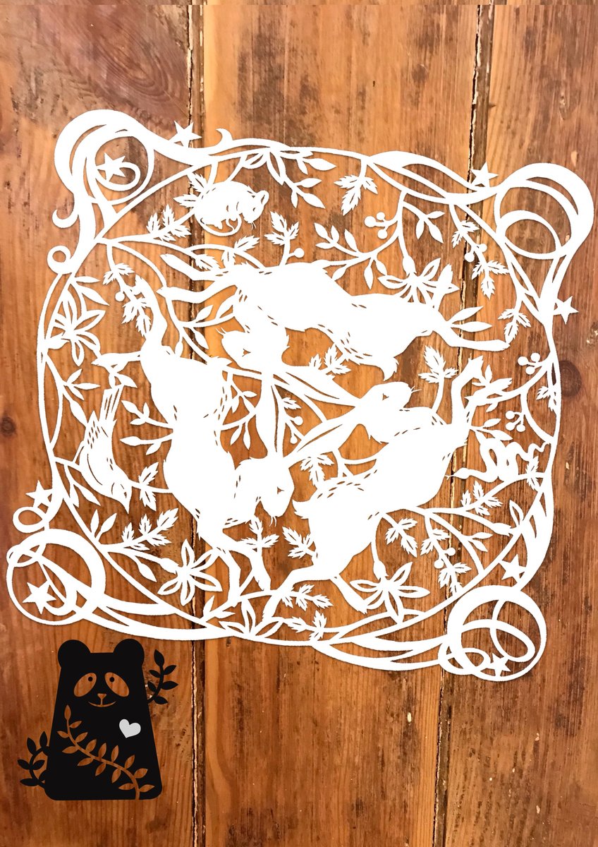Paper Panda UK — Tinner’s Rabbit Papercut Template