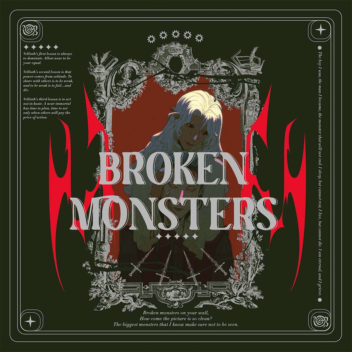 broken monsters print | grievances
