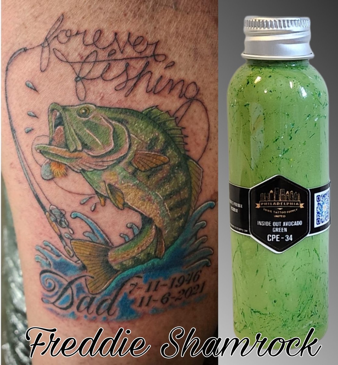 CPE-34 (Inside Out) Avocado Green | philadelphiaeddietattoosupply