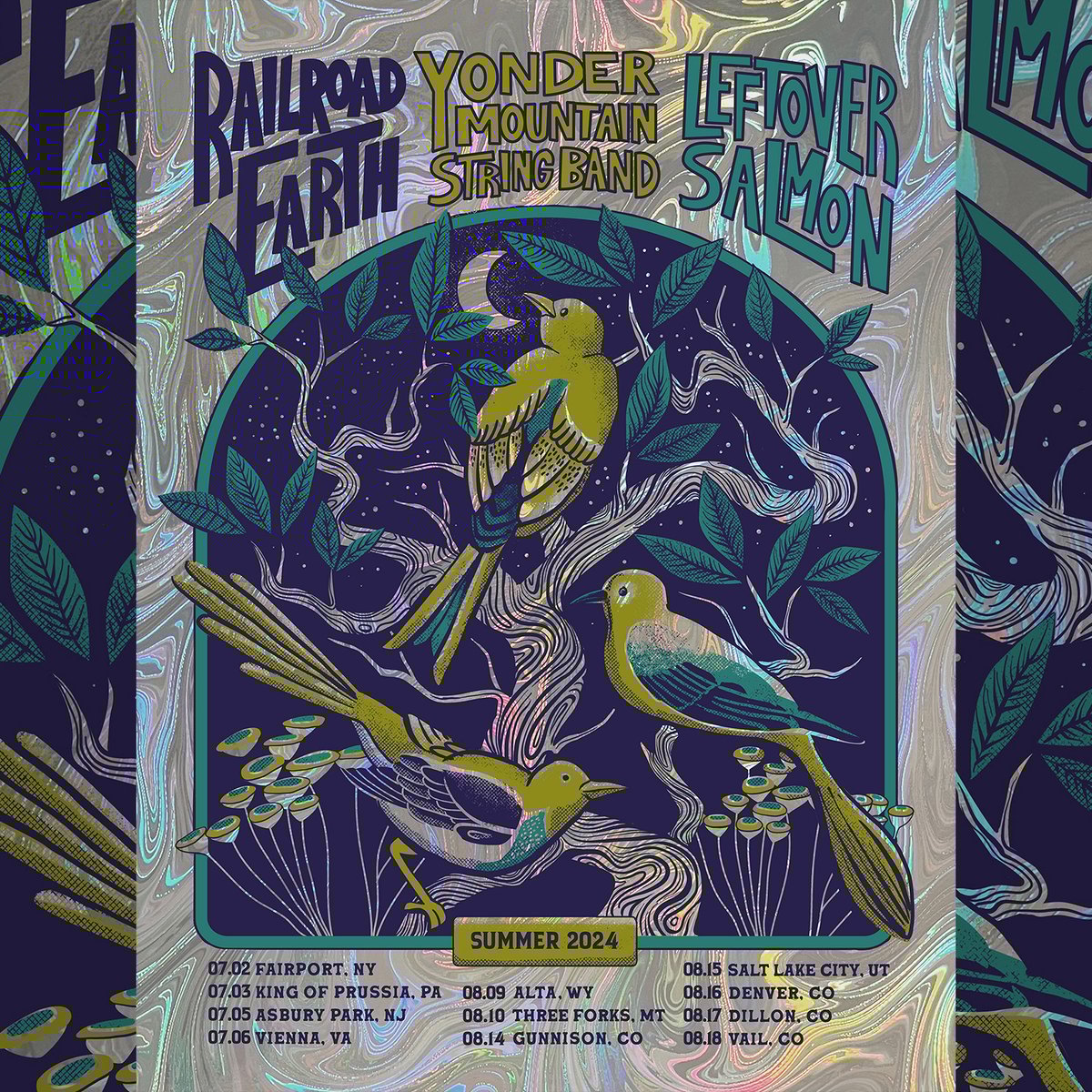 Railroad Earth, Leftover Salmon, Yonder Mt. Summer Tour 2024 ...
