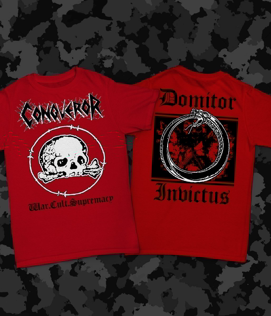 Conqueror / Domitor Invictus / Red Tee | By Force Propaganda