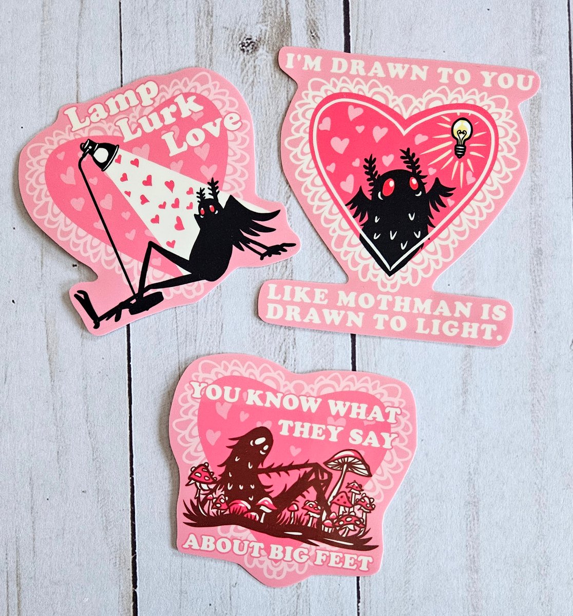 Vday Cryptid Sticker Pack | Manfish Inc.