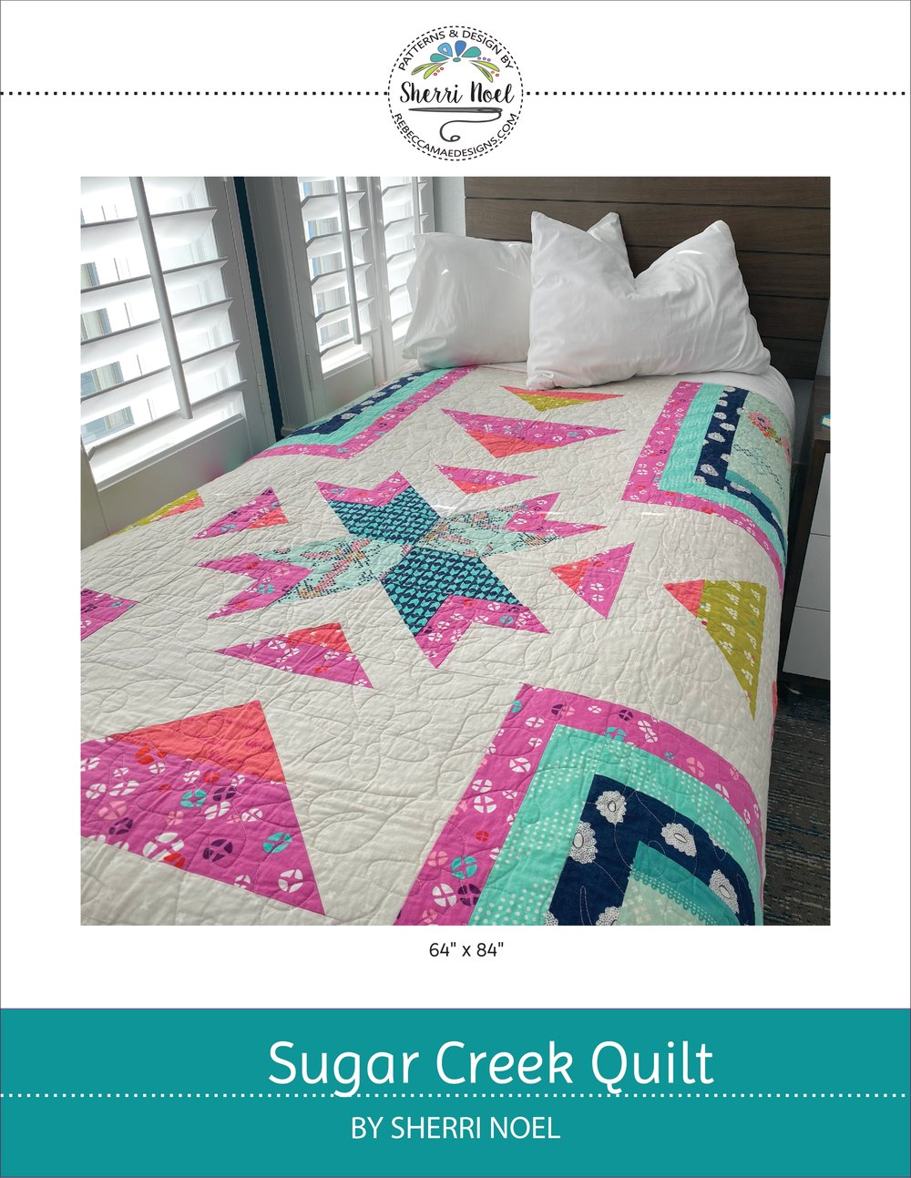 Sugar Creek Quilt Pattern | Patterns by Rebecca Mae Designs