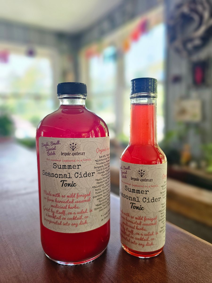 Summer Seasonal Cider tonic ♥️ ️🌿 | Bespoke Apothecary = Custom Made ...