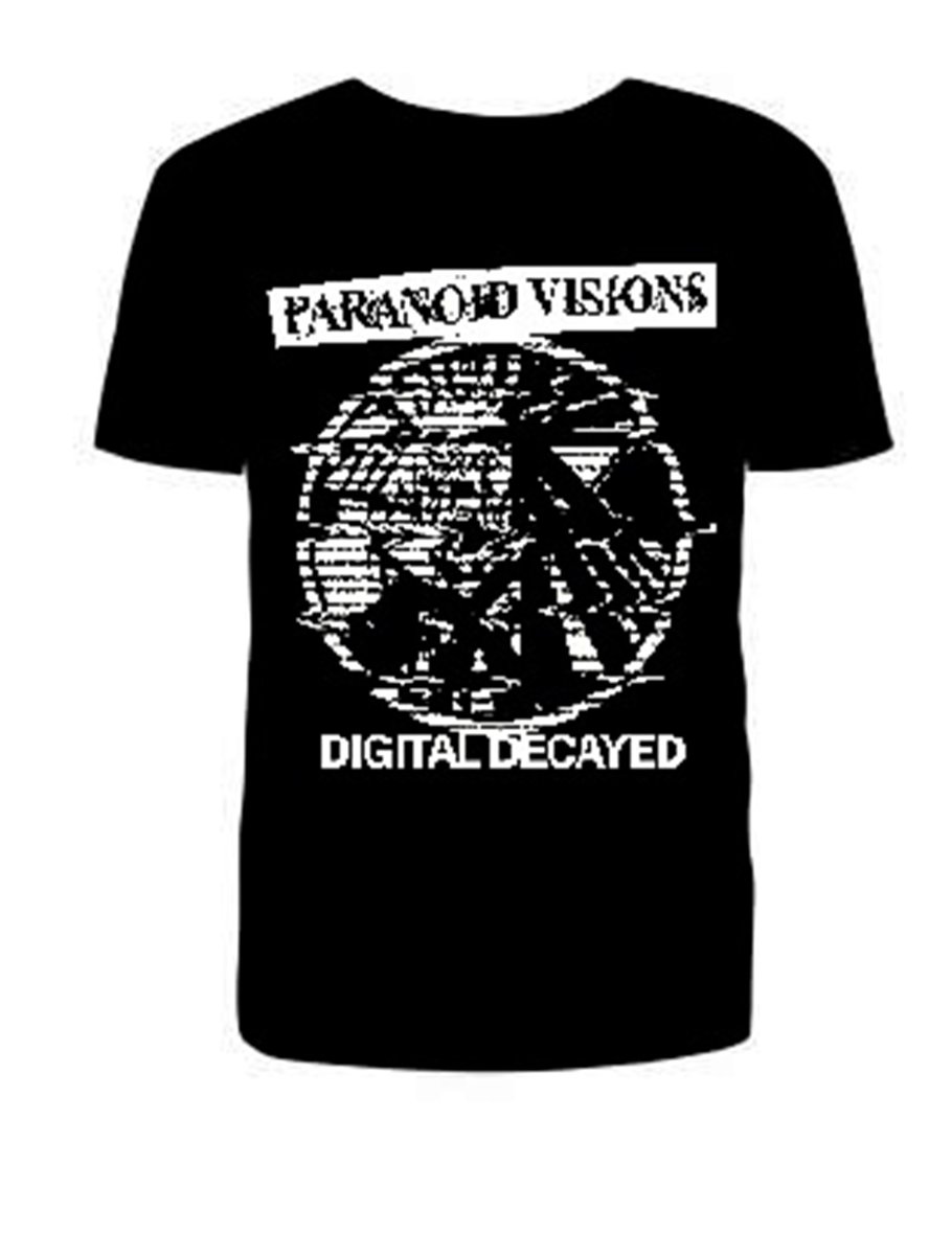 Paranoid Visions - Digital Decayed T Shirt | ADVANCE RECORDS / FOAD ...