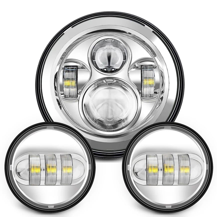 Vision Industries Automotive Lighting & Accessories — #Sunpie 7" Chrome ...