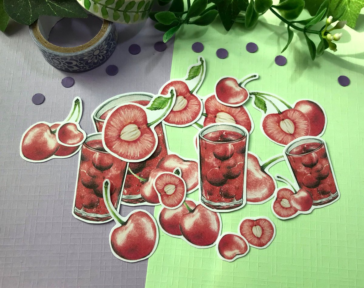 Cherry Sticker Pack | SenCrossArt