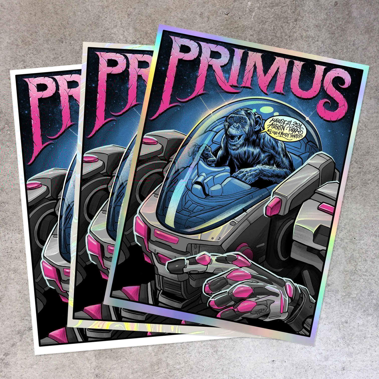 F4D Studios — Primus Austin Posters