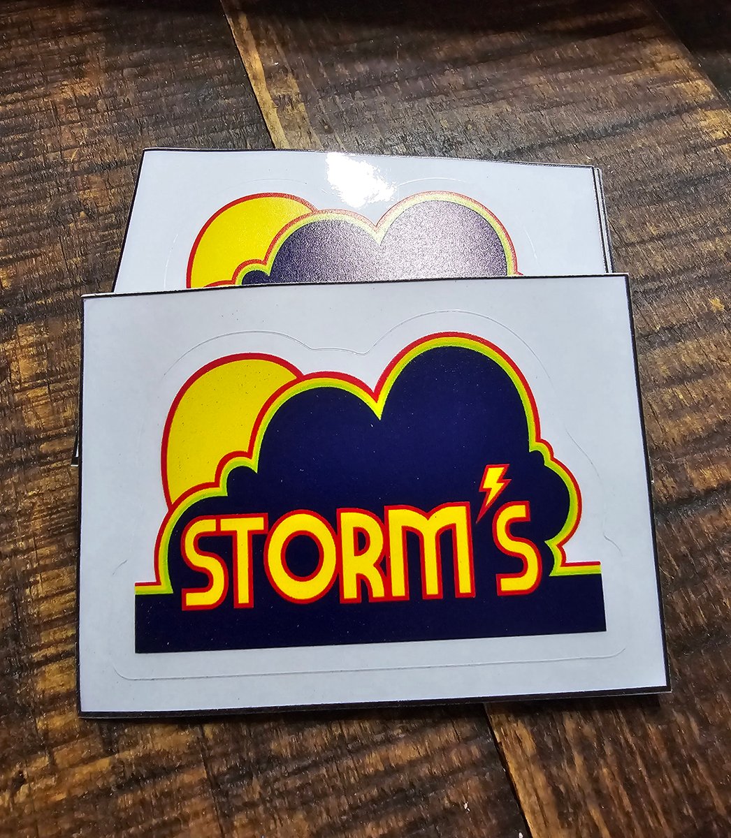 Storm's Drive-In — Full color sticker