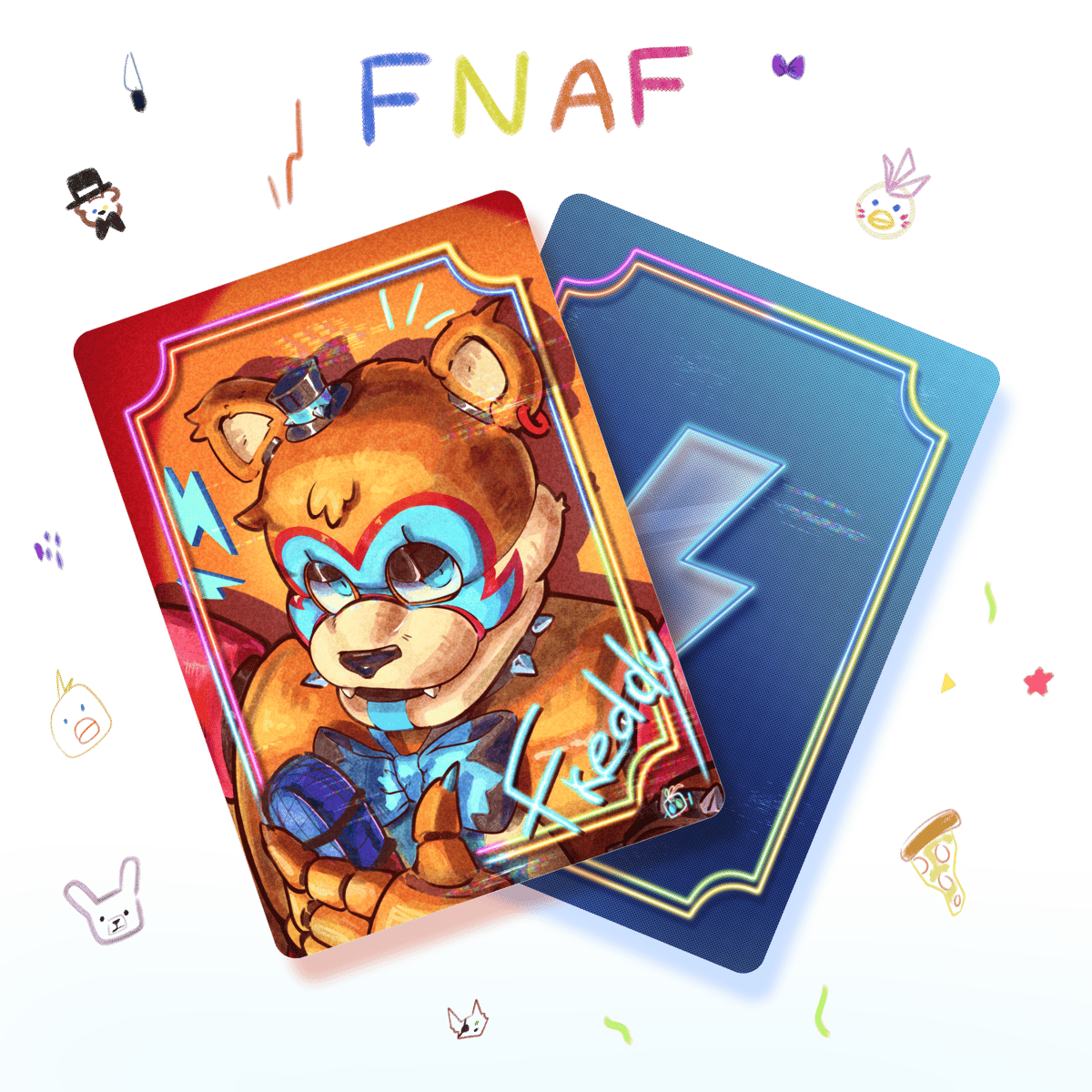 Freddy Fazbear mini card | Nohls’