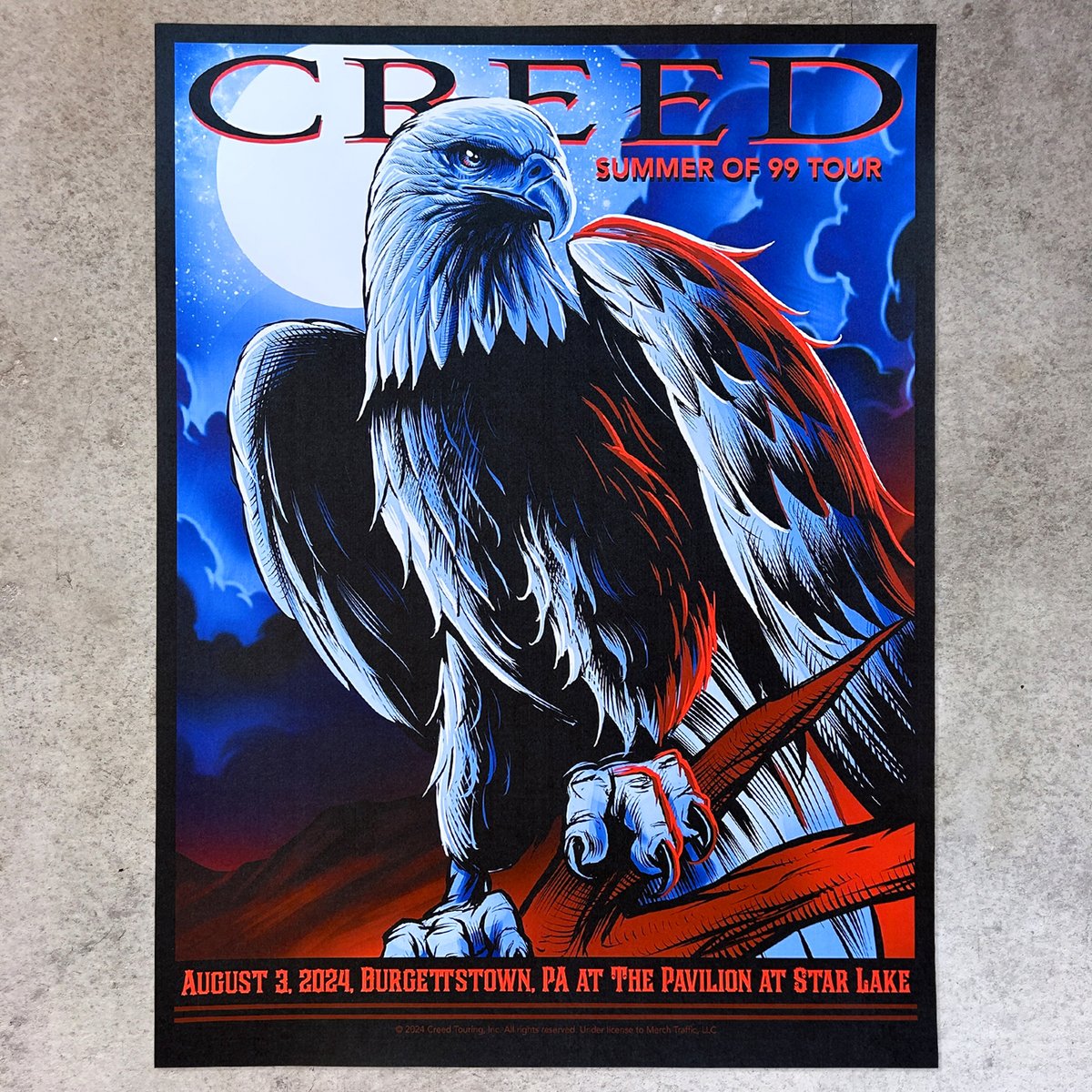 F4D Studios — Creed Burgettstown Posters