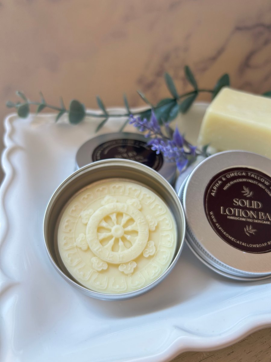Solid Lotion Bar - For Dry & Chaffed Skin (2.5” diameter) | Alpha ...