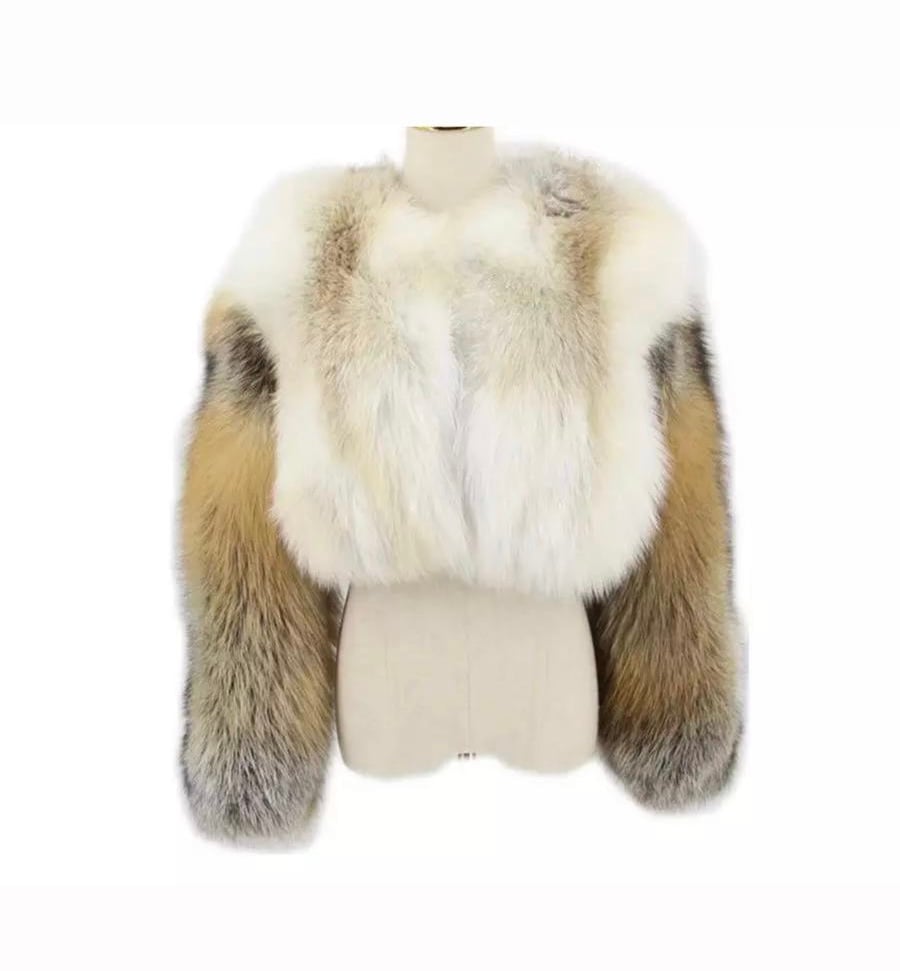 Destiny Fox Fur Bomber / istylebysonia