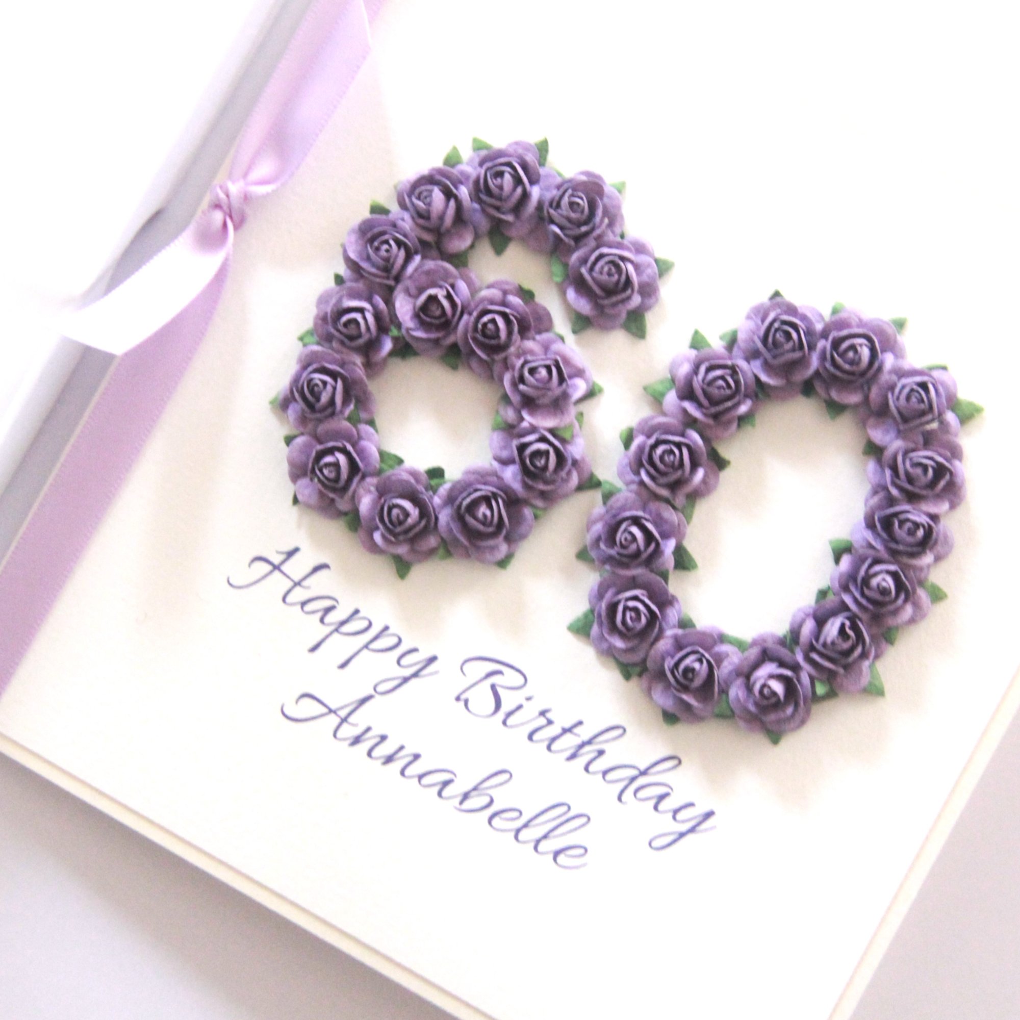 Handmade 60th Birthday Card. Personalised 60 Card. 8 Colours. | the ...