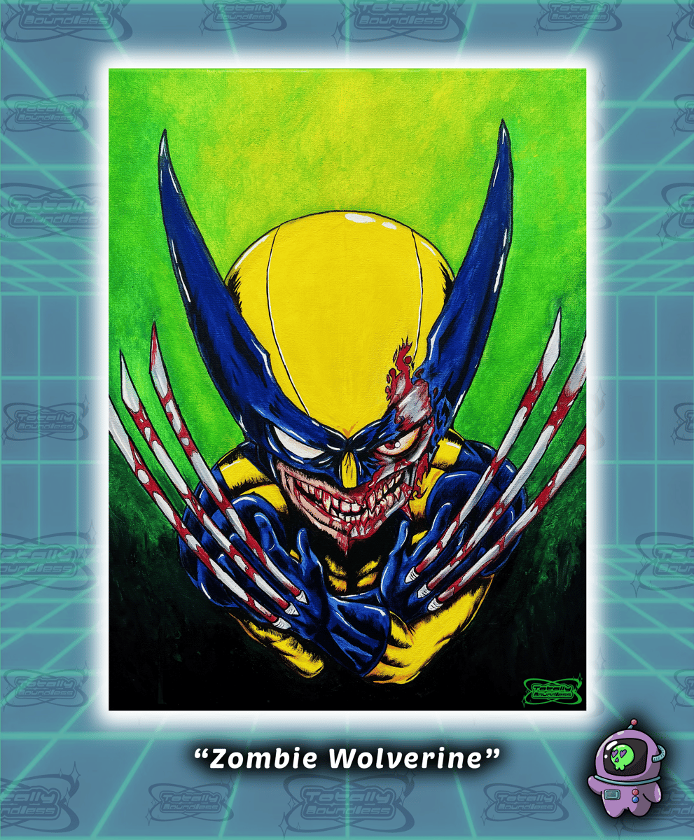 Zombie Wolverine Print | Totally Boundless