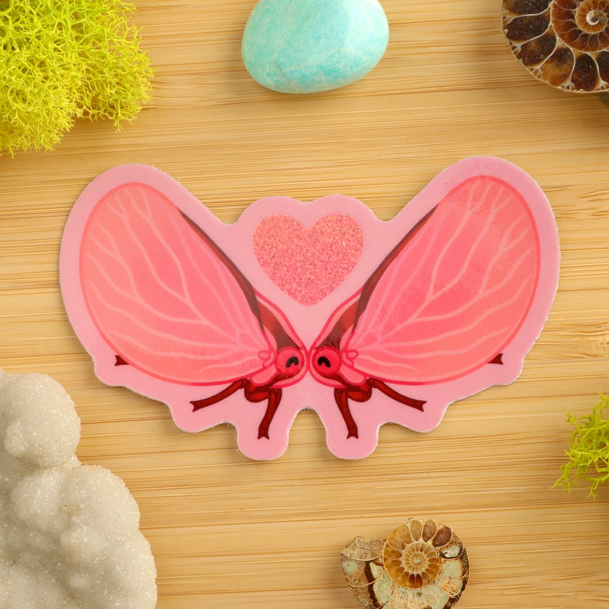 Love Bugs Sticker *Sparkly!* | fossilforager