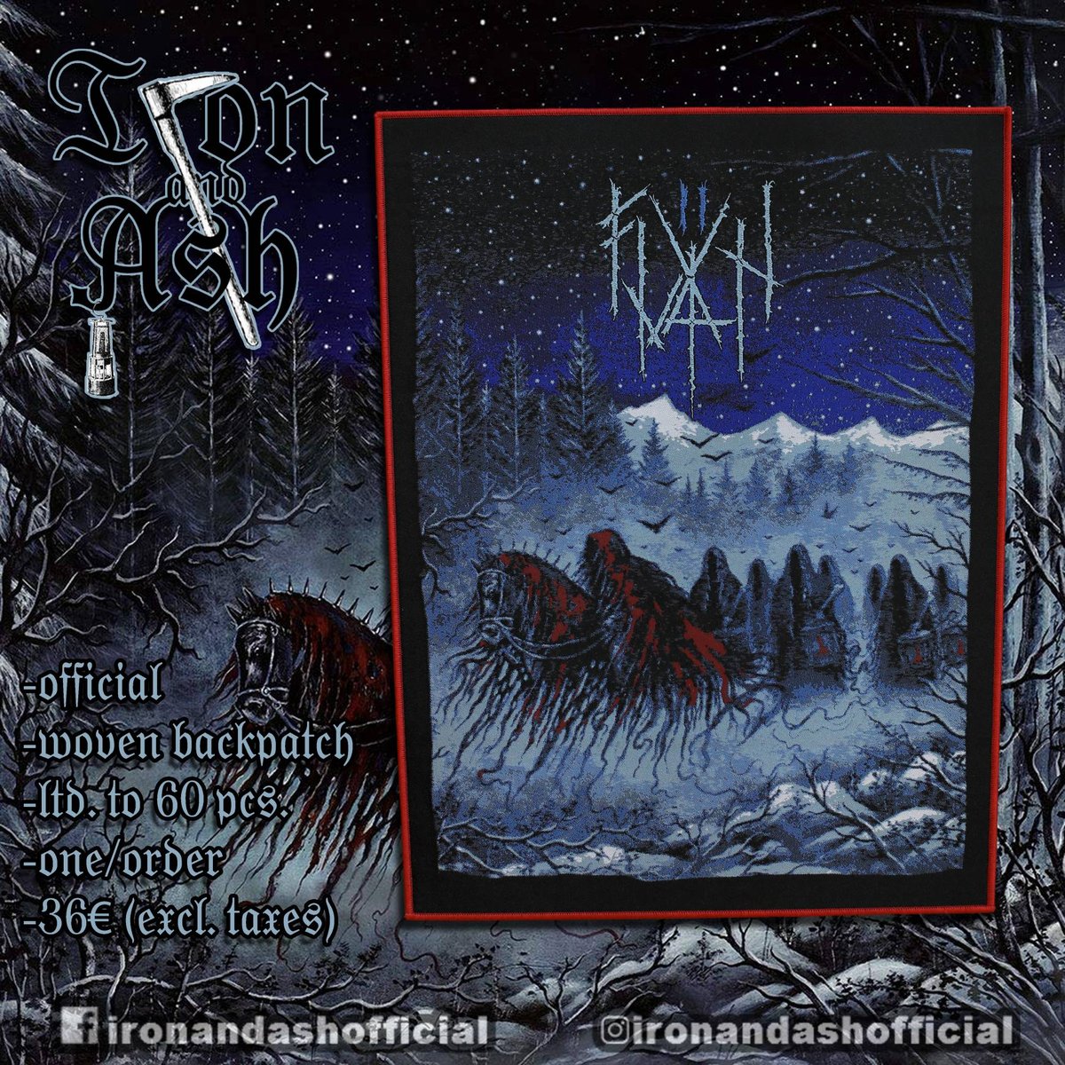 Fuath - Fuath II official woven Backpatch | meadowsoforeofficial