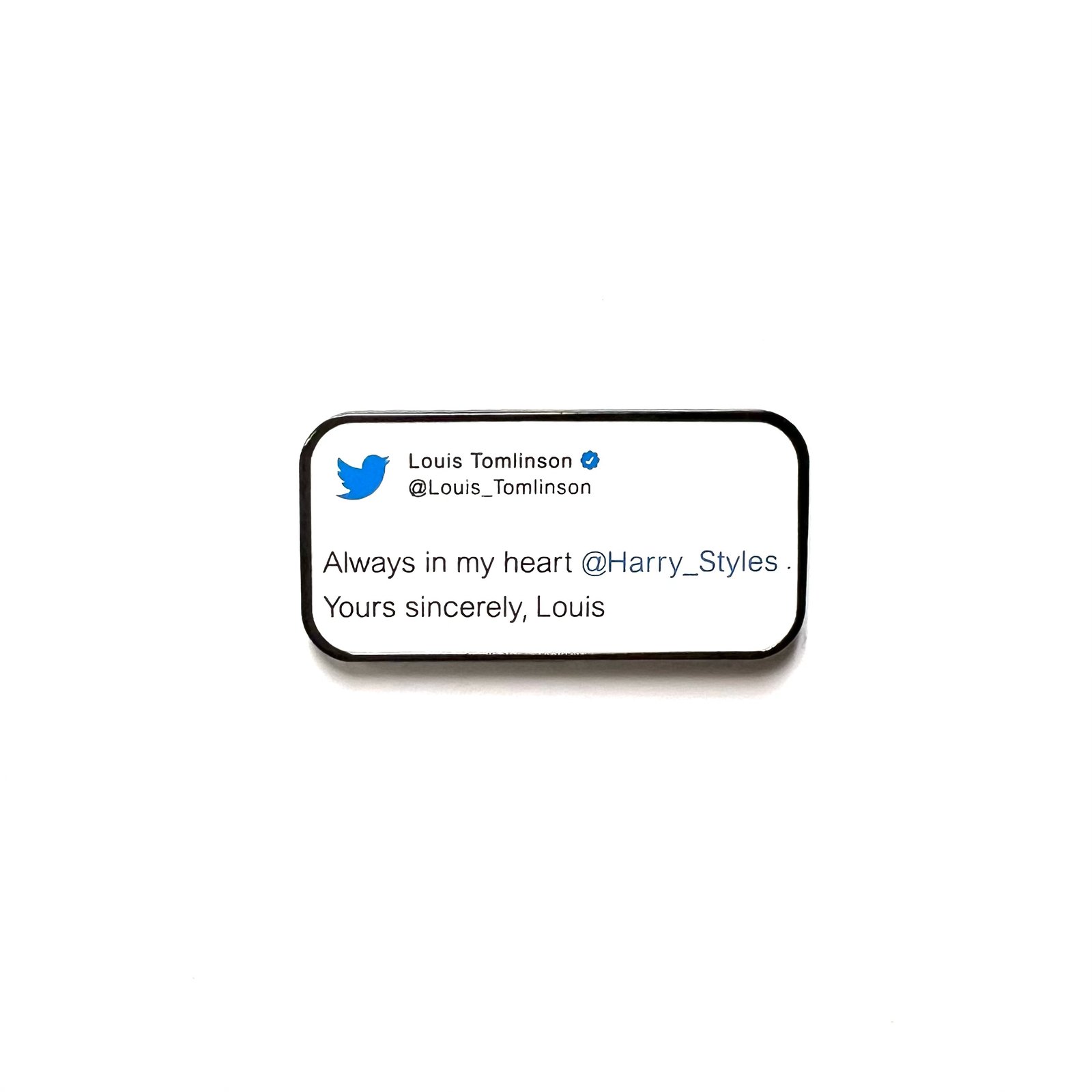 "Always In My Heart" AIMH Tweet Enamel Pin | Millypins