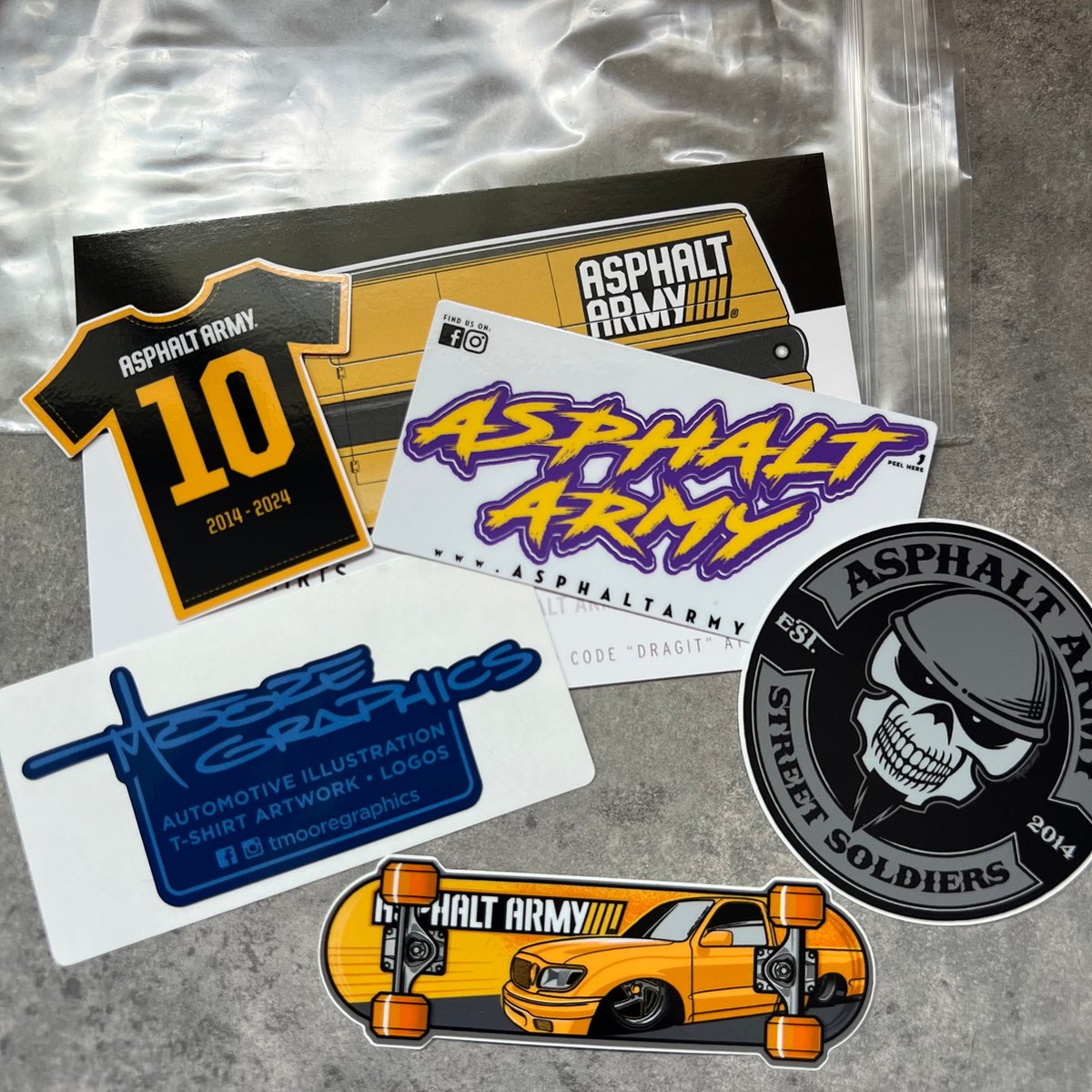 Sticker Pack / ASPHALT ARMY