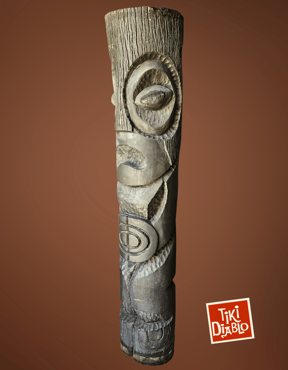 Historical Mission Tiki Drive-in Carving, by Tiki Diablo | Tiki Diablo