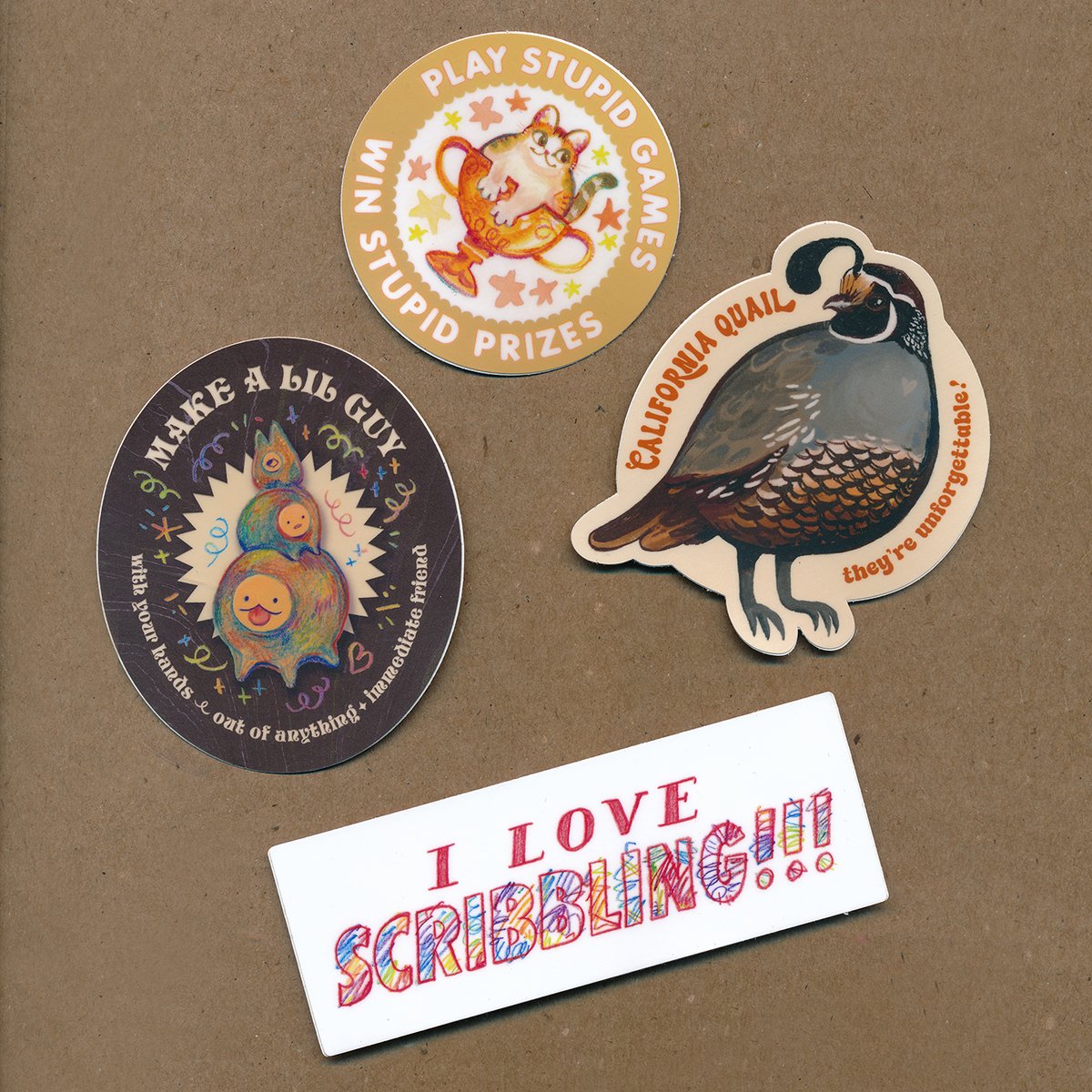 Silly Stickers | Clayfellows