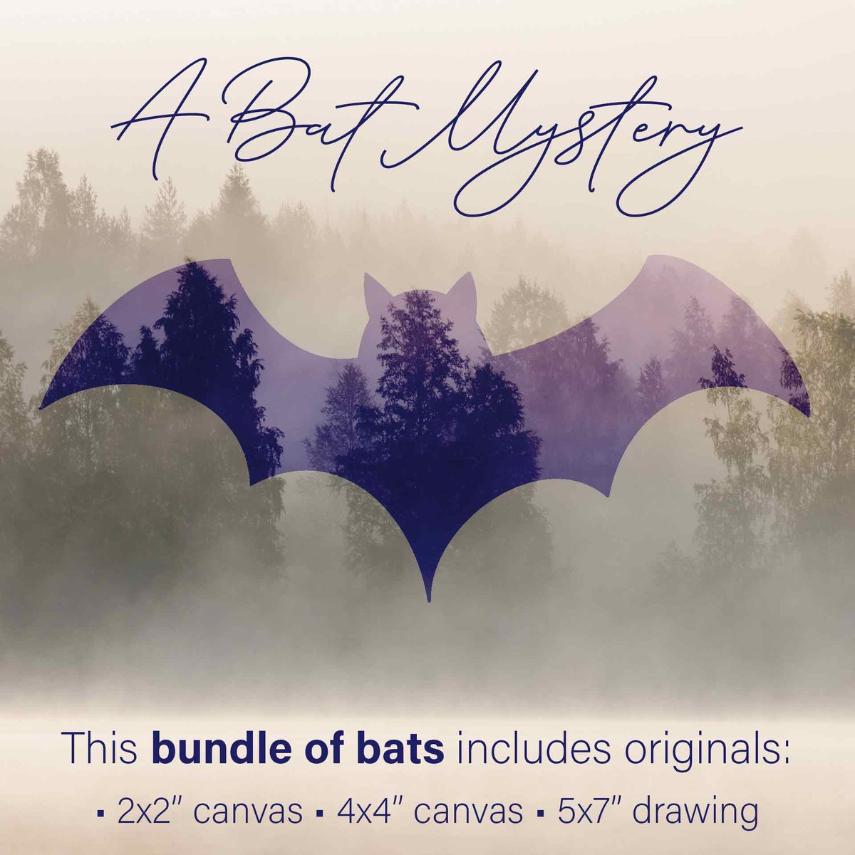 A Bat Mystery - bat painting bundle | amandastumpenhorst