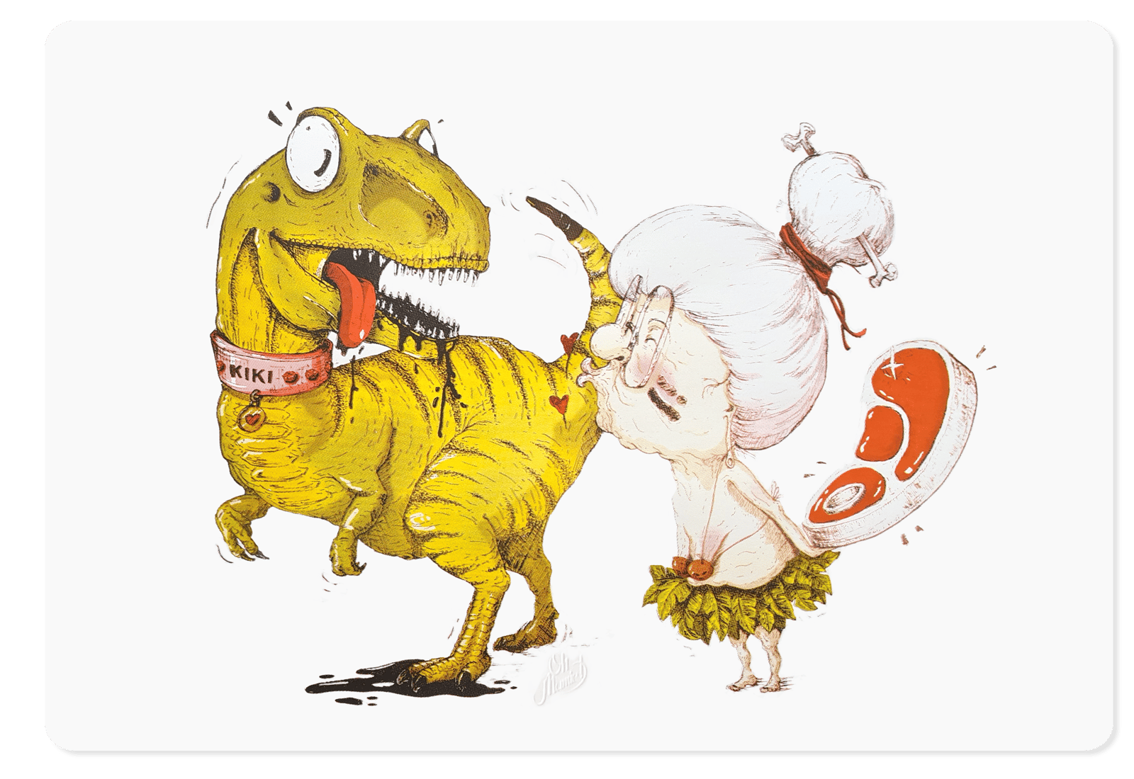 Dino Lovers, 50x35cm | Oh Mamie