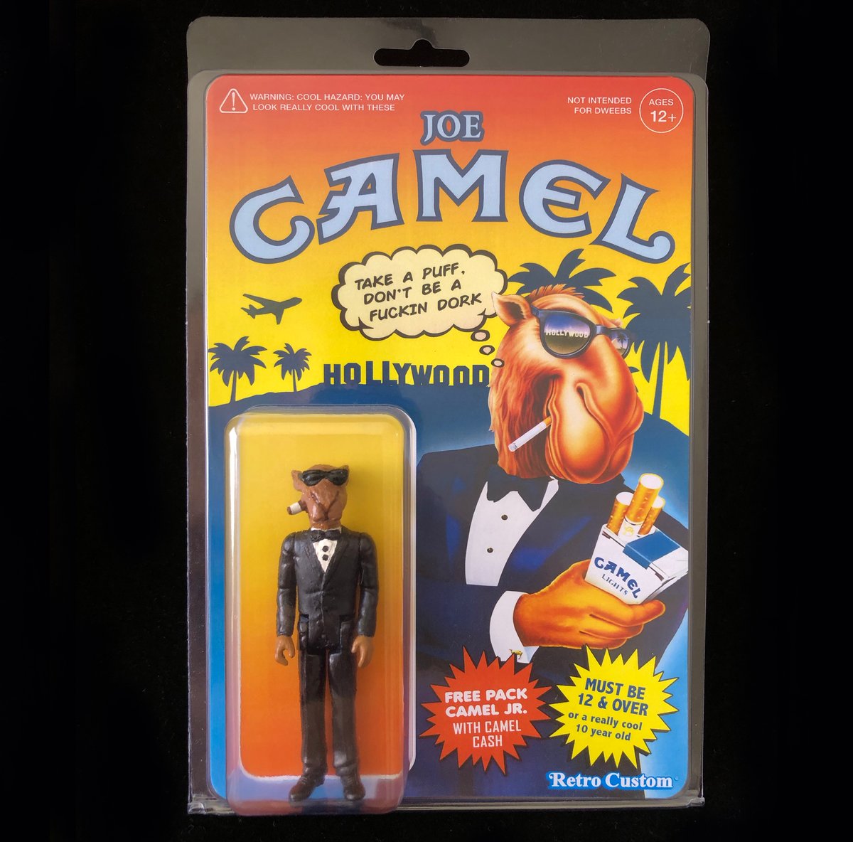 Joe Camel - Designer Art Toy | Retro Custom Art