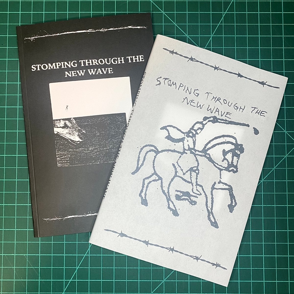 STOMPING THROUGH THE NEW WAVE book / give up