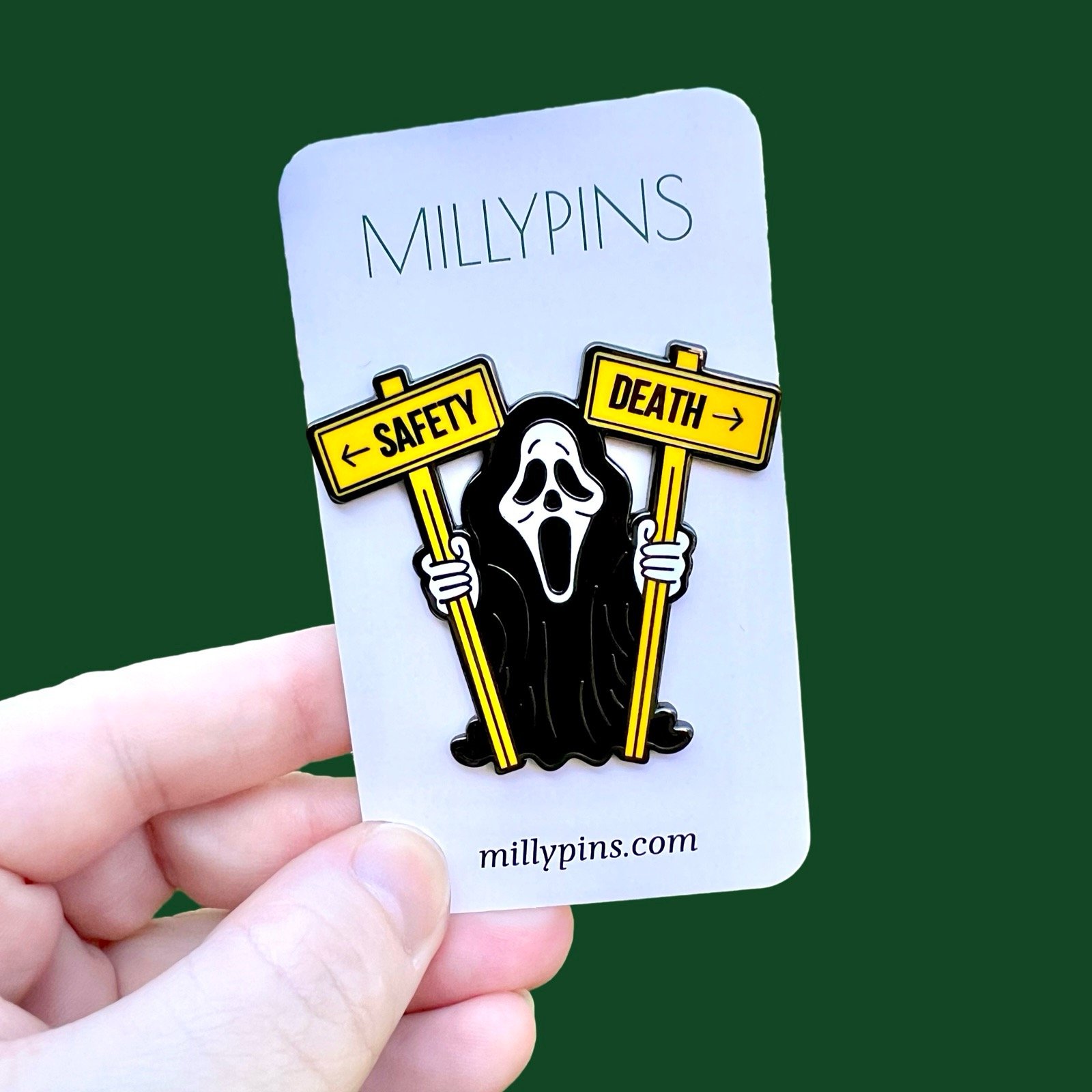 Scary Movie/Scream "Ghostface" Horror Enamel Pin | Millypins