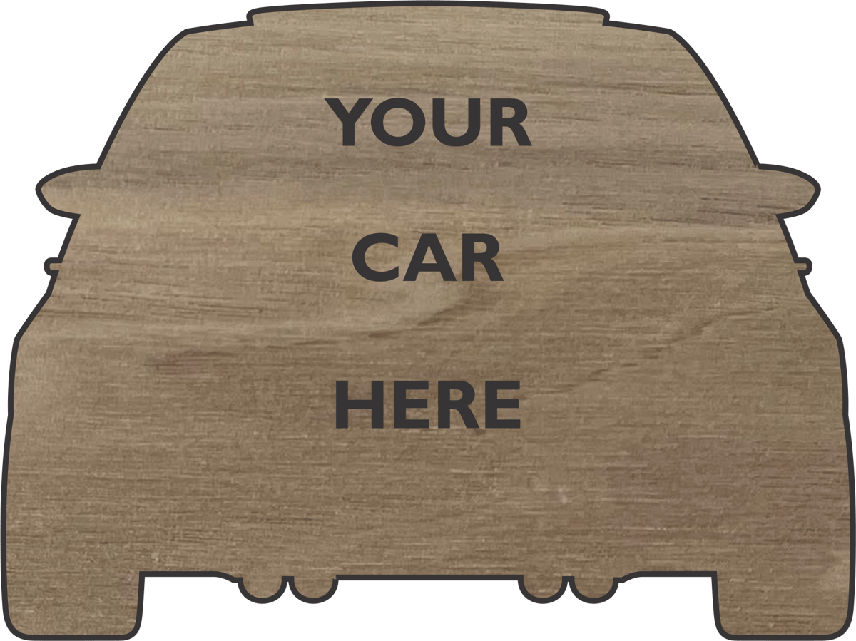 Custom Car Air Freshener | LuxCut Designs